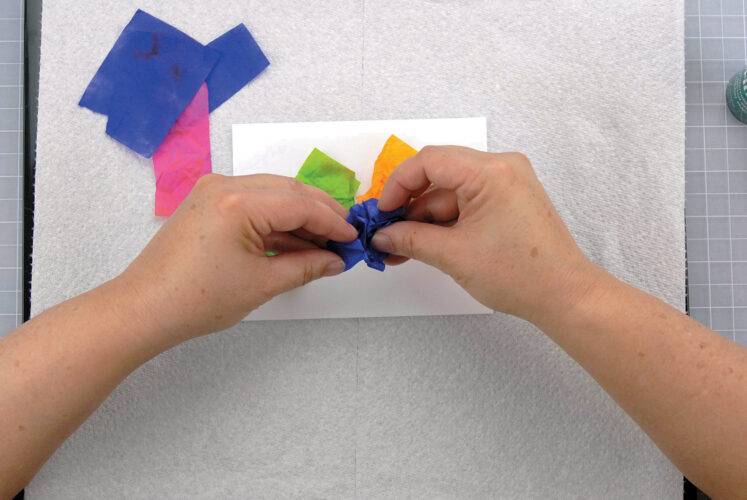 Decorate Greeting Cards by Using Tissue Paper – Mother Earth News